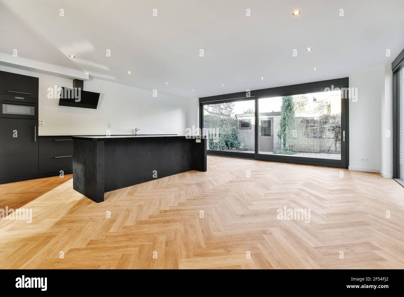 Modern kitchen design Stock Photo - Alamy