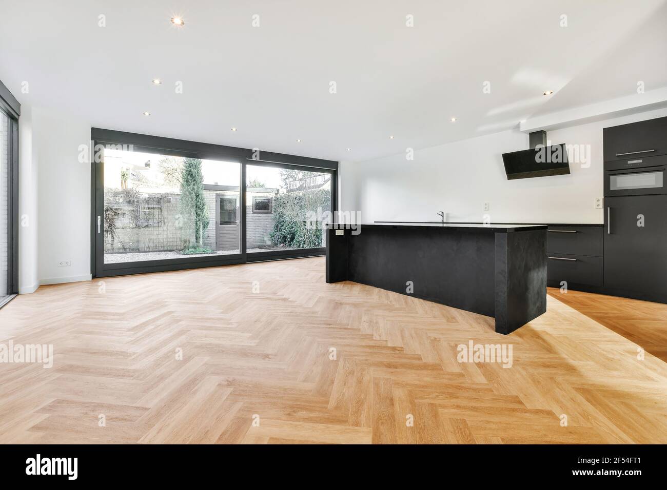 Modern kitchen design Stock Photo - Alamy