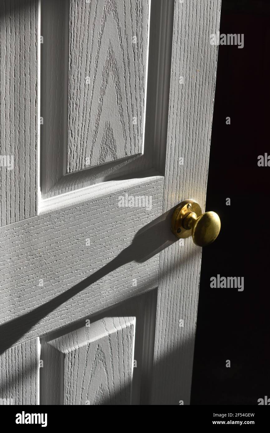 Light on door Stock Photo - Alamy