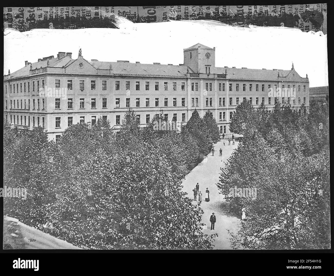 Military barracks architecture Black and White Stock Photos & Images ...