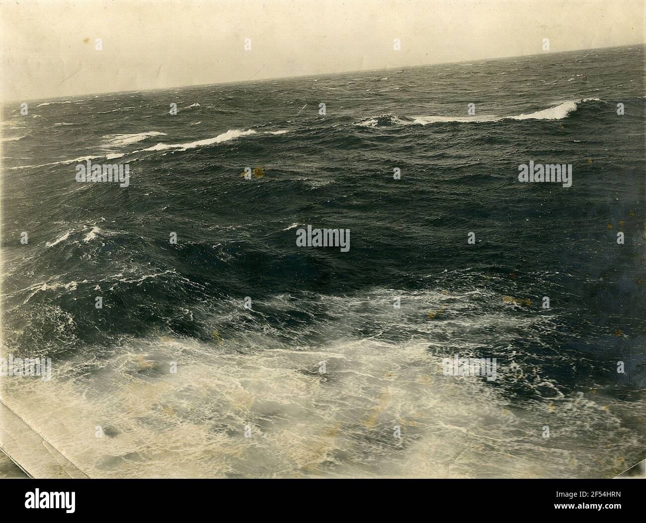 View over the vastness of the sea from board of the passenger steamer ...