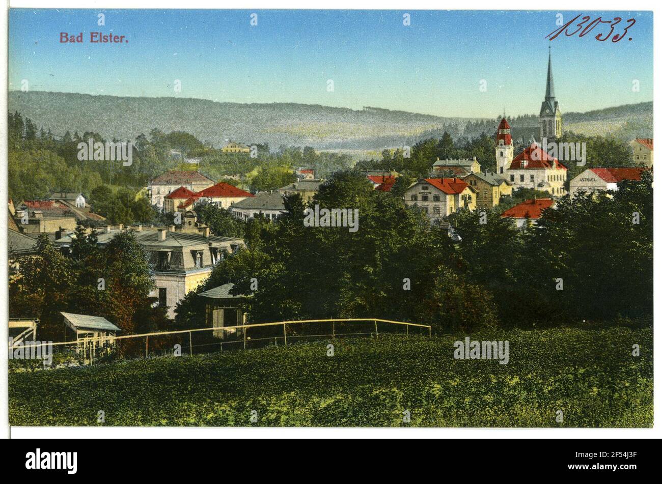 View of Bad Elster View of Bad Elster Stock Photo - Alamy