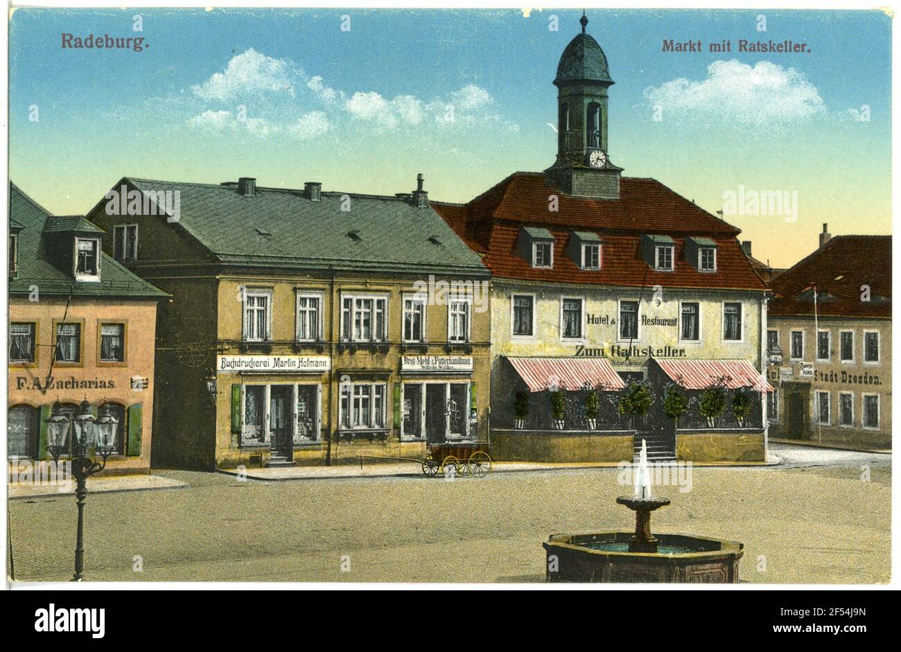 Markt radeburg Cut Out Stock Images & Pictures - Alamy