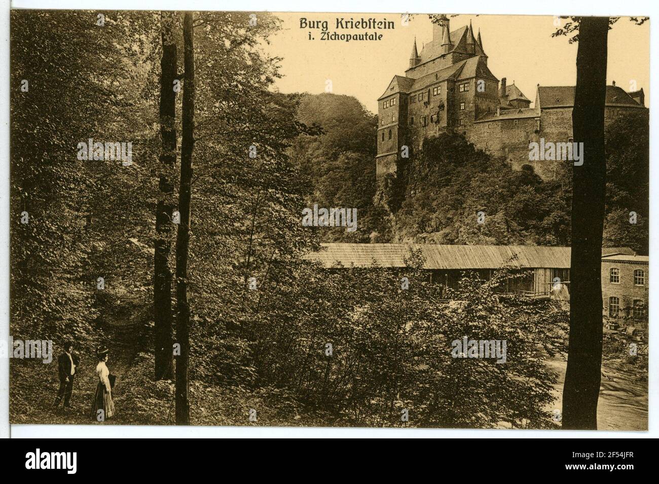 Burg Kriebstein. Burg Stock Photo - Alamy