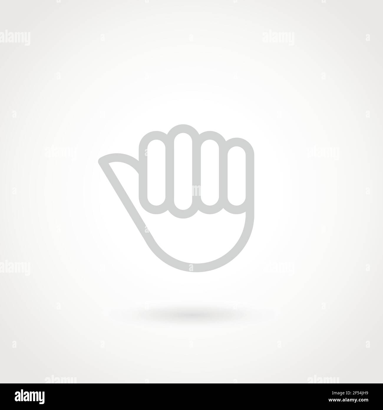 Hand outline hi-res stock photography and images - Alamy