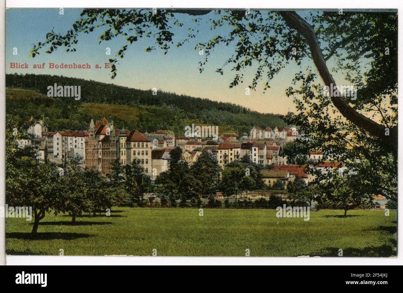View of Bodenbach Bodenbach. View of Groundbach a. d. Elbe Stock Photo ...