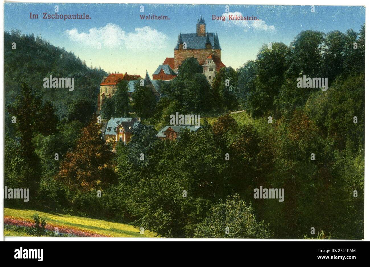 Burg Kriebstein. Burg Stock Photo - Alamy
