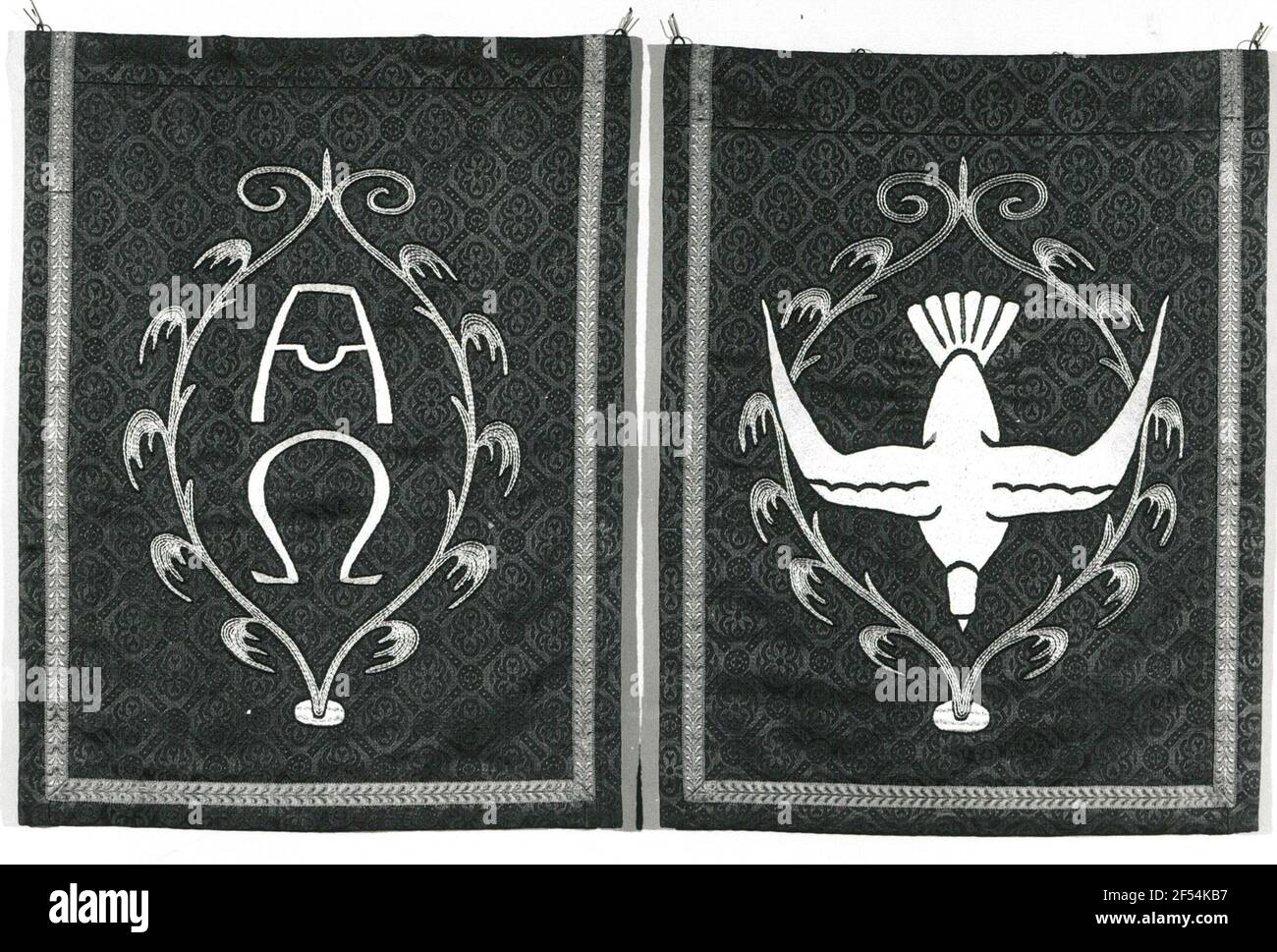 Paraments for pulpit and reader to Pentecost Stock Photo - Alamy