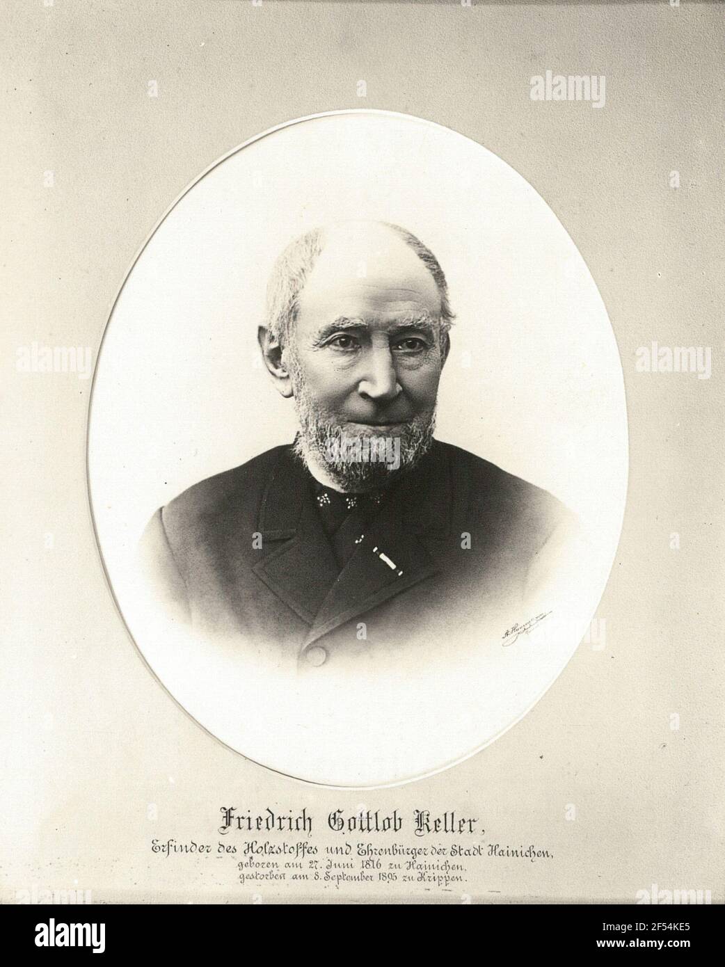 Friedrich gottlob keller hi-res stock photography and images - Alamy