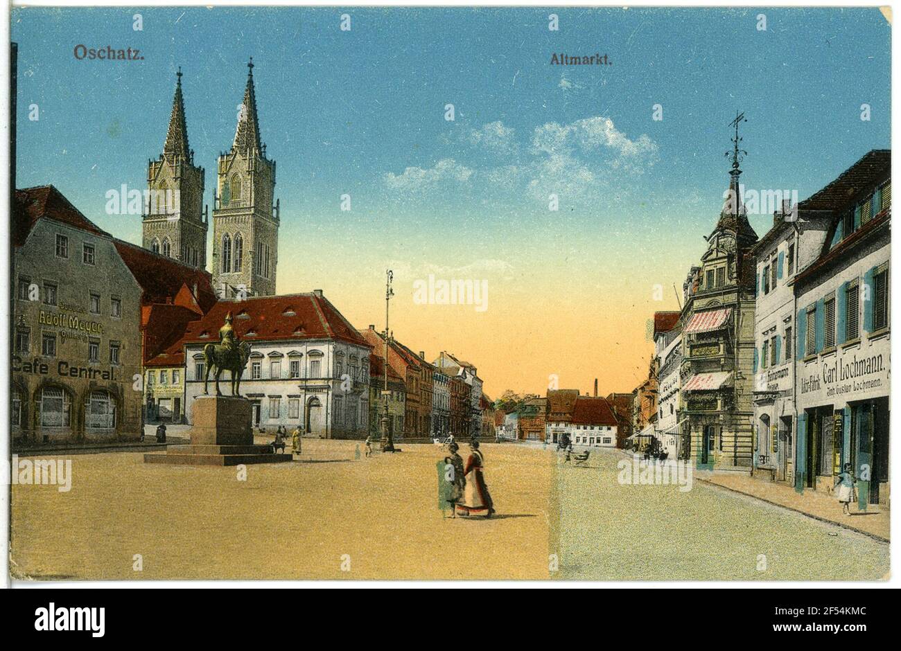 Old market street Cut Out Stock Images & Pictures - Alamy