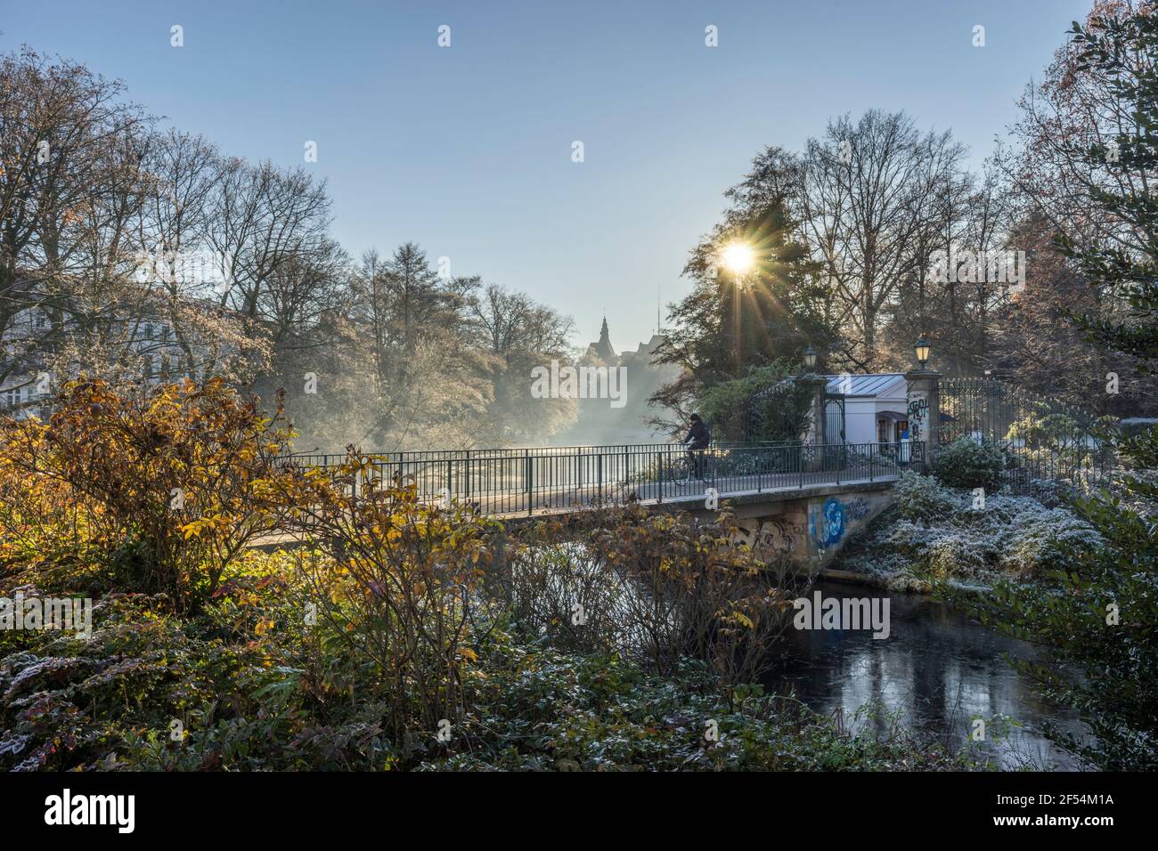 geography / travel, Germany, Bremen, bridge "Bischofstor", moat in the ...