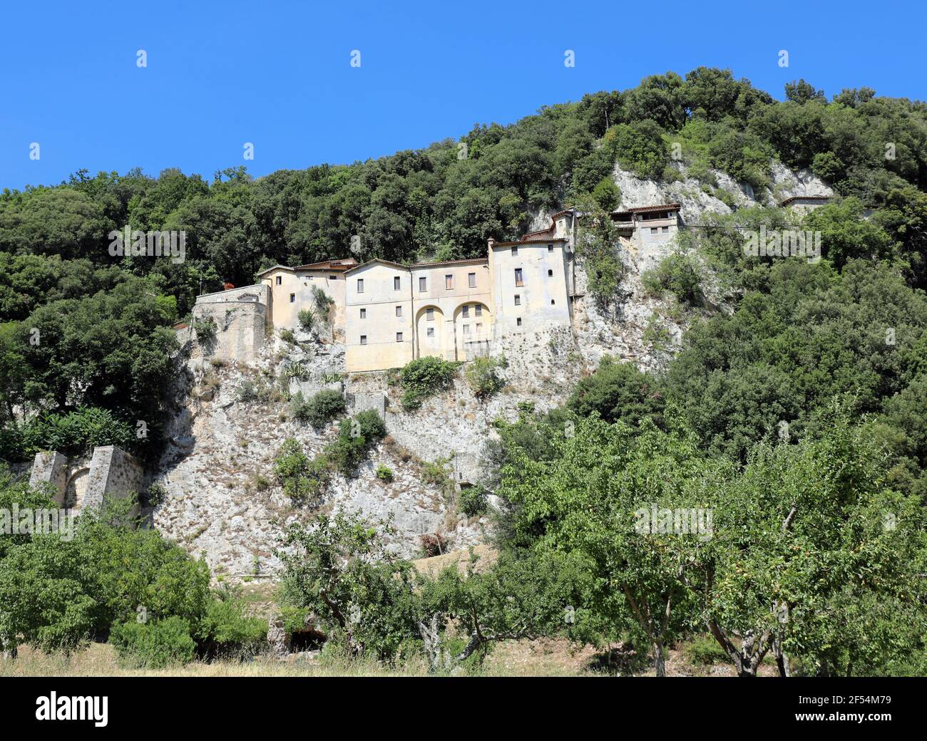 Ancient convent in the village called GRECCIO where Saint Francis of ...