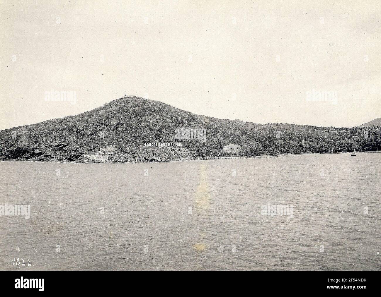 Saint Thomas (Virgin Islands). View from a ship during an island ride ...