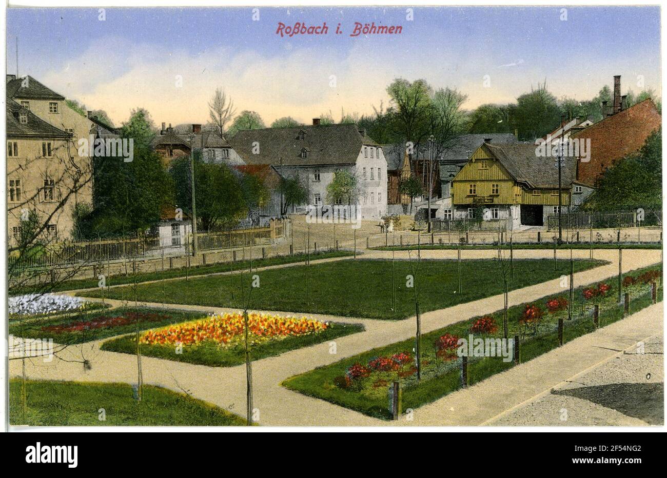 Ortsansicht Roßbach. Location Stock Photo - Alamy