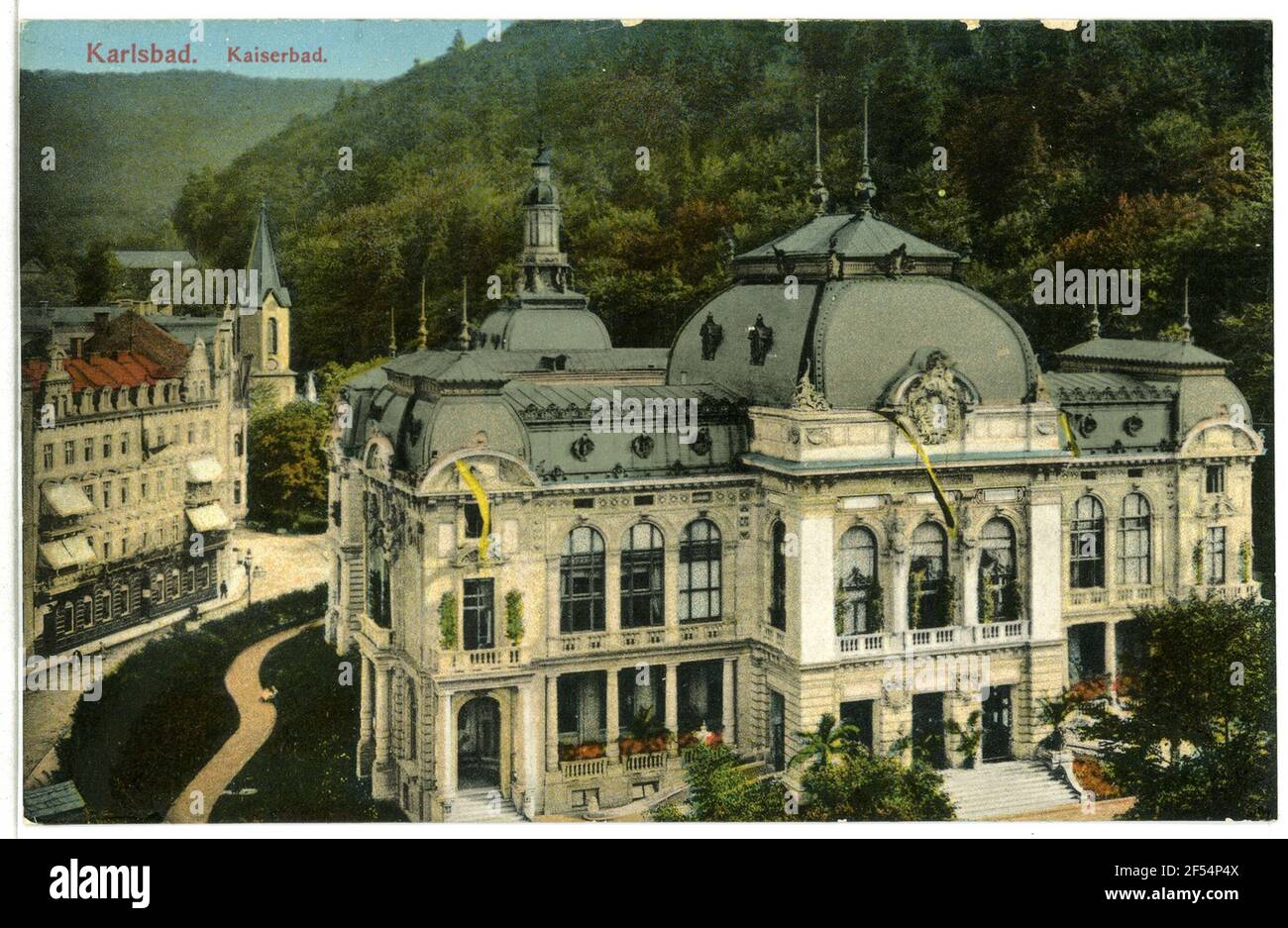 Kaiserbad Karlsbad. Kaiserbad (1895 Stock Photo - Alamy