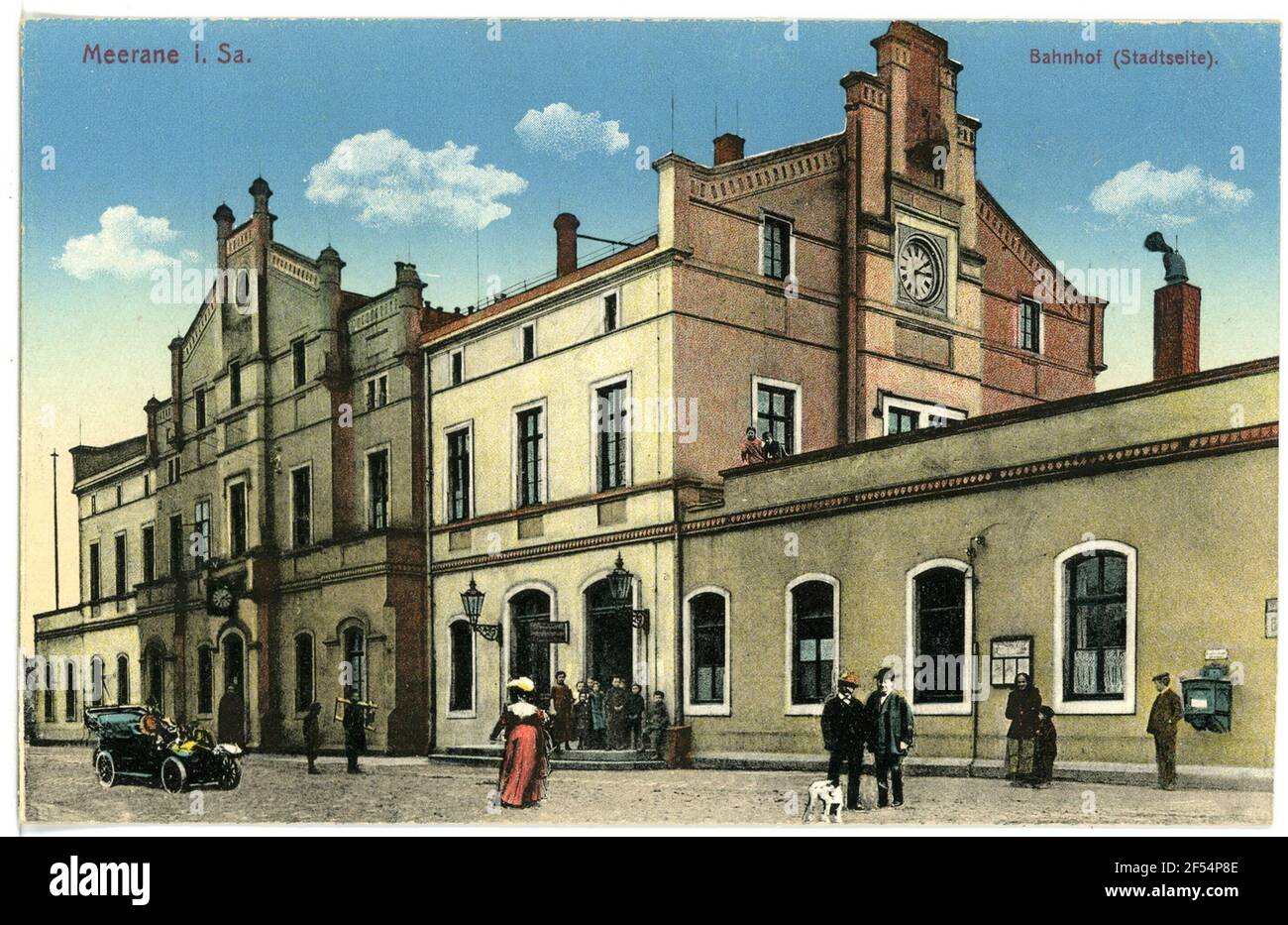 Bahnhof Meerane. railway station Stock Photo - Alamy