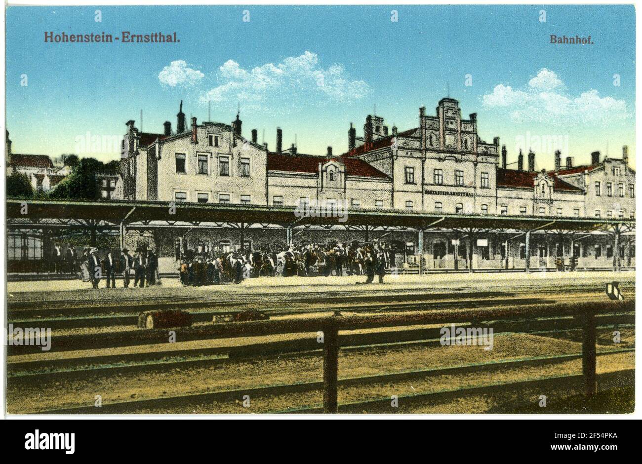Hohenstein-Ernstthal, train station Hohenstein. Hohenstein-Ernstthal ...