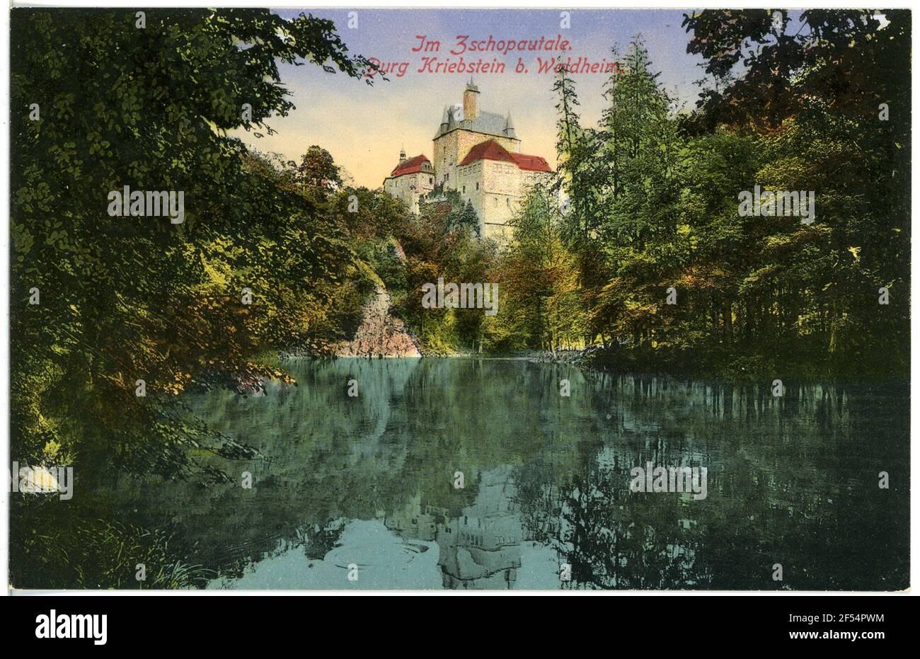 Burg Kriebstein. Burg Stock Photo - Alamy