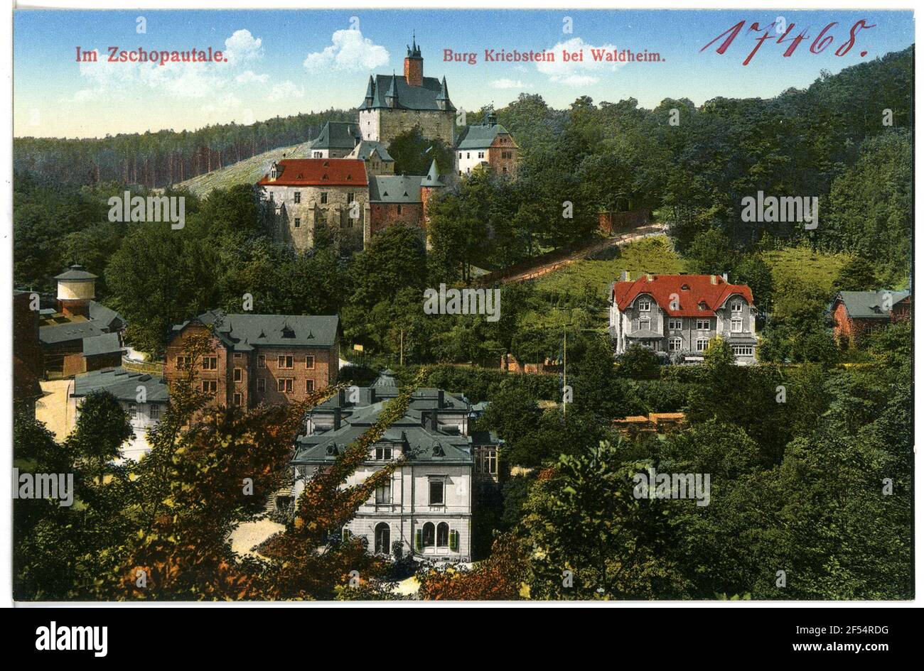 Burg Kriebstein. Burg Stock Photo - Alamy