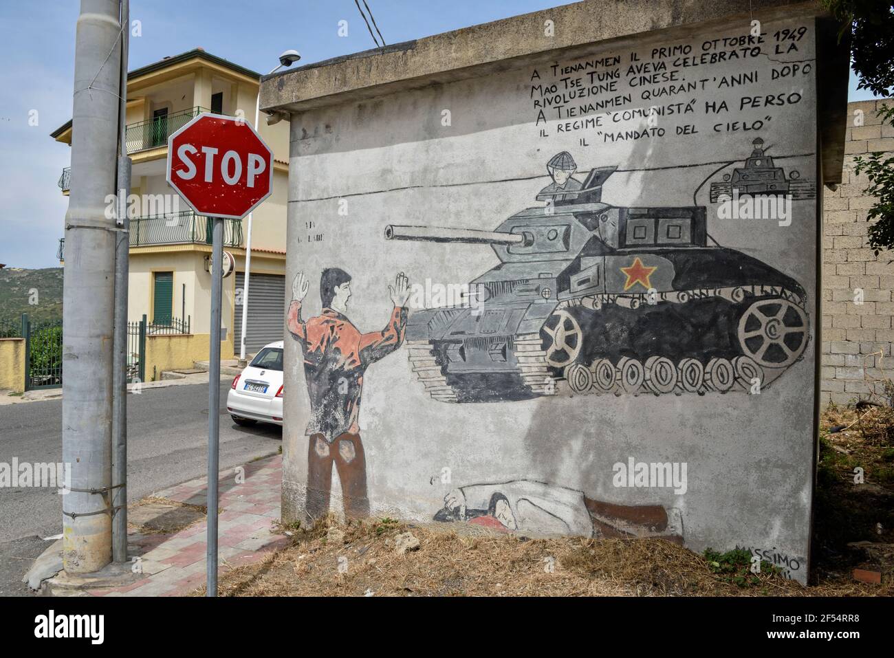 geography / travel, Italy, Sardinia, mural painting on Chinese ...