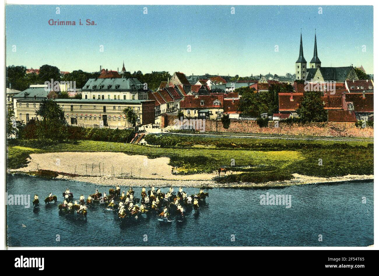 View of Grimma Grimma. View of Grimma Stock Photo - Alamy