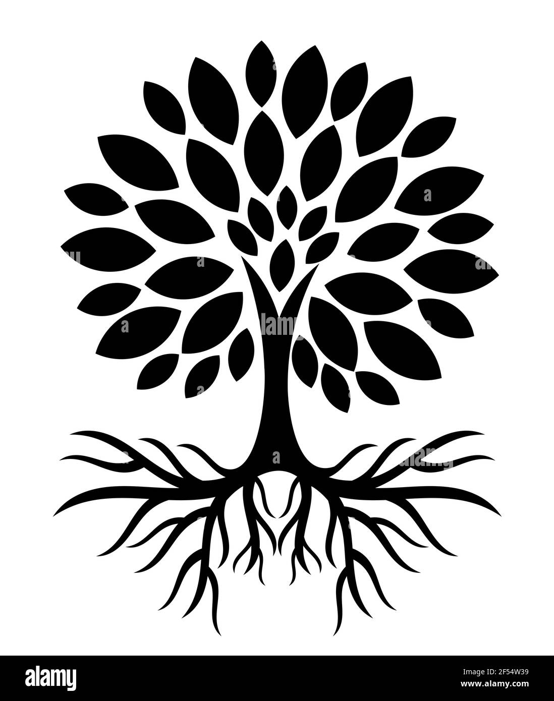 Tree Roots Silhouette Vector 21,200+ Tree Roots Vector Stock