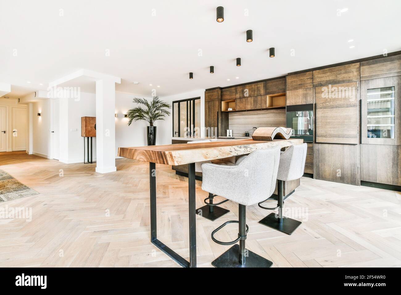 Dining room design Stock Photo - Alamy