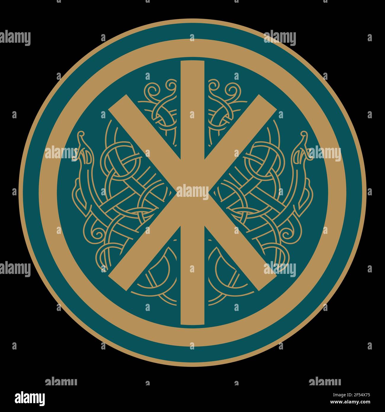 Viking, Celtic design. Vintage ancient Celtic Scandinavian ornaments ...