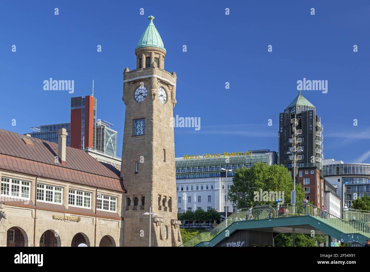 Central pier and clock tower hi-res stock photography and images - Alamy