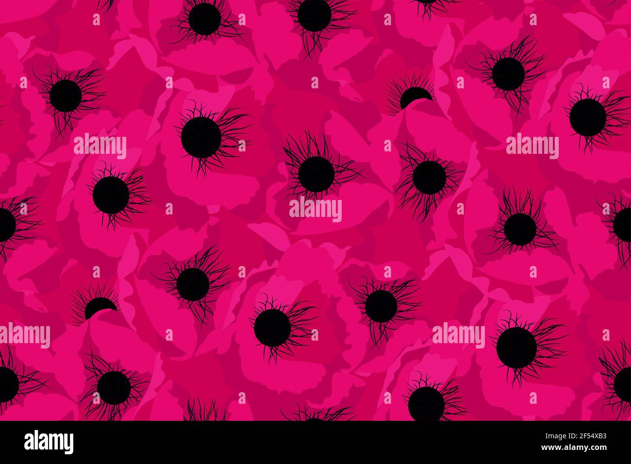 Pink poppy vector vectors hi-res stock photography and images - Alamy