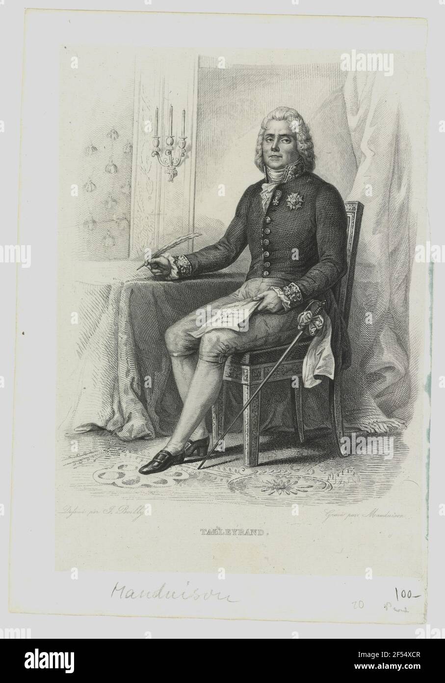 x Portrait of Talleyrand Stock Photo - Alamy