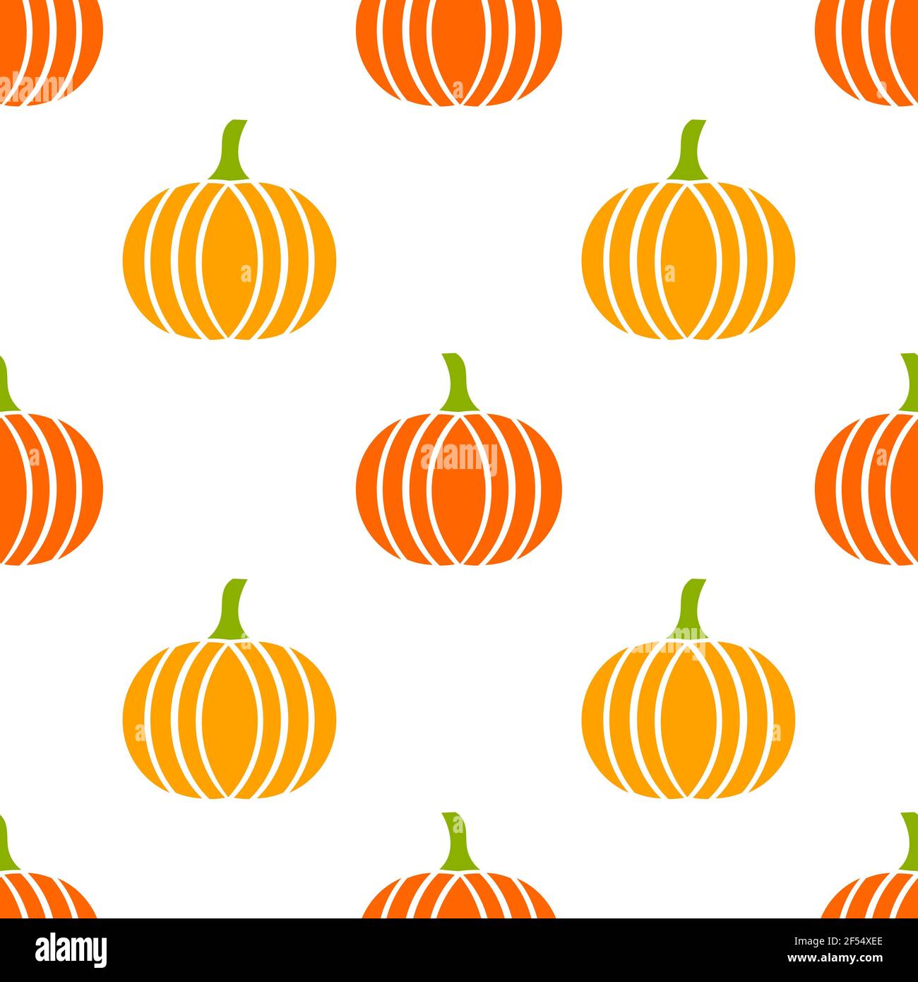Pumpkins seamless pattern. Vector illustration background Stock Vector ...