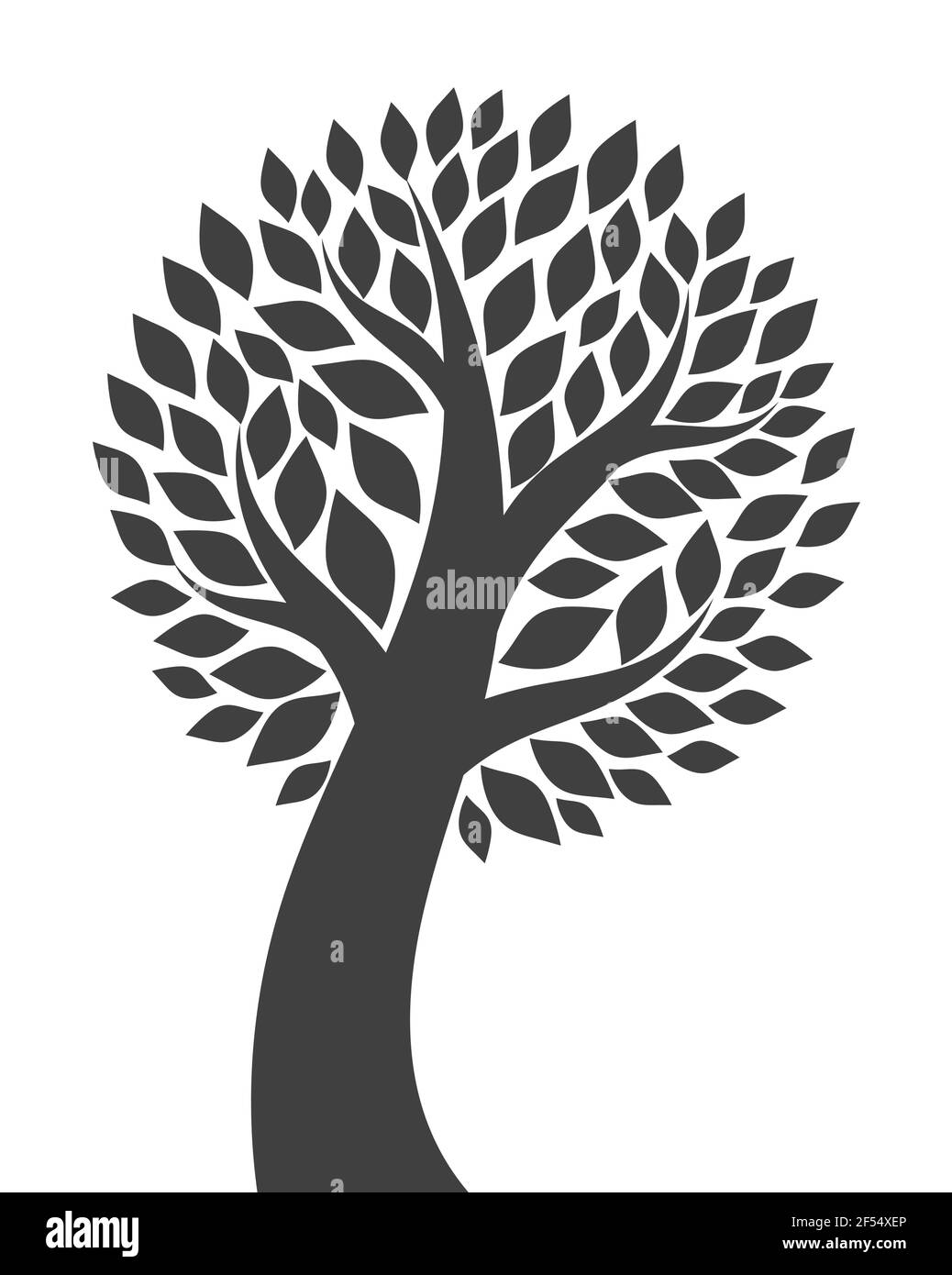 Tree shape. Vector illustration Stock Vector Image & Art - Alamy