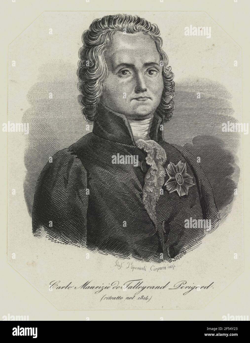Portrait of Talleyrand Stock Photo - Alamy