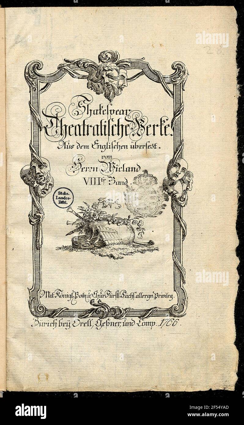 Title page hamlet hi-res stock photography and images - Alamy
