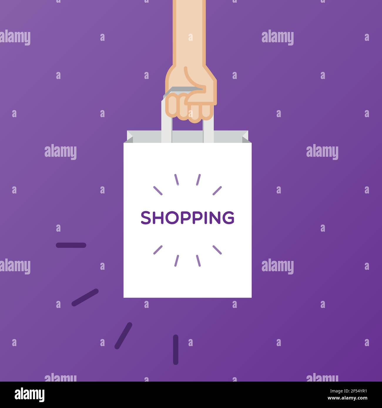 Holding consumerism Stock Vector Images - Alamy