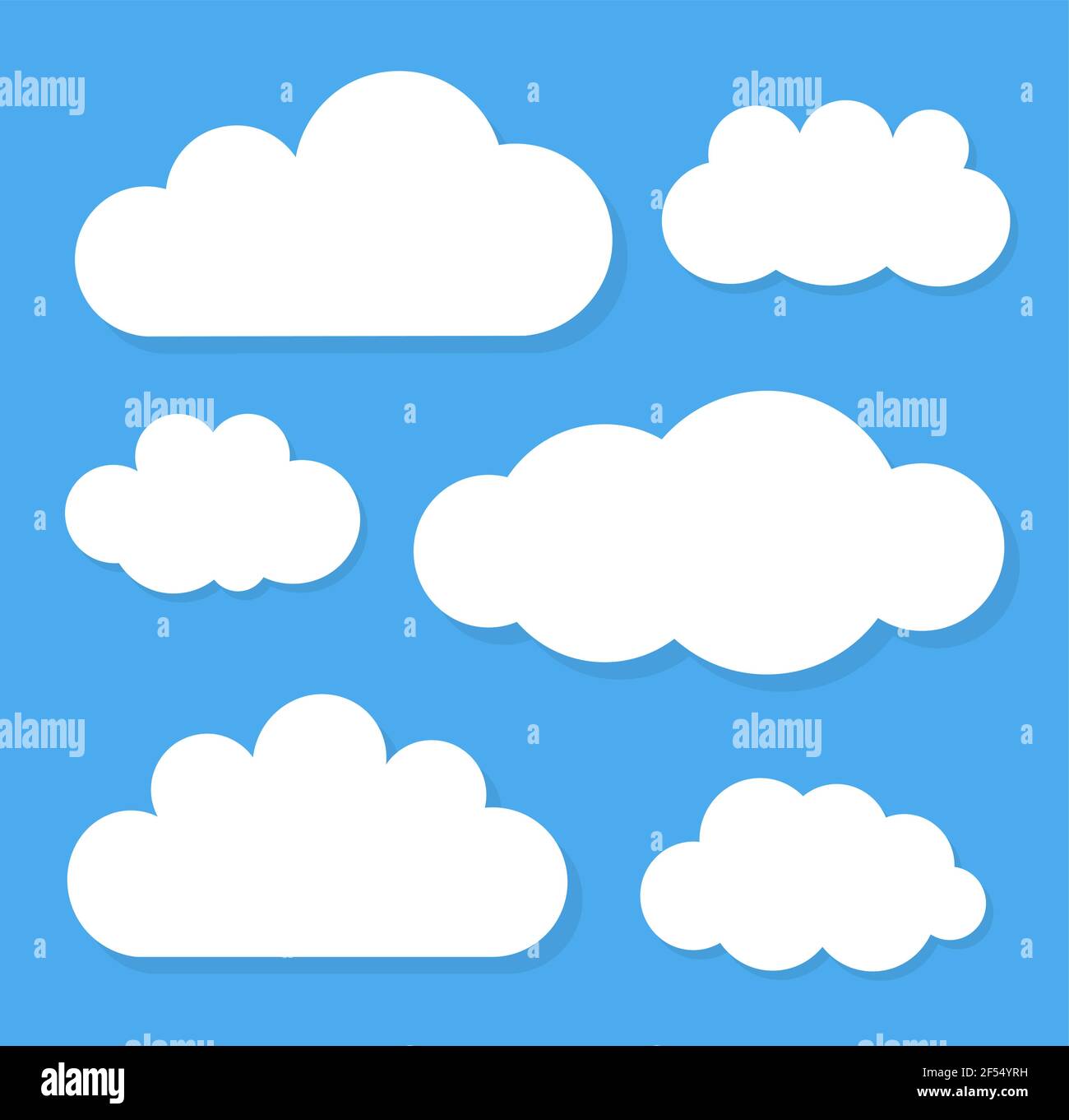 Clouds. Vector illustration Stock Vector Image & Art - Alamy