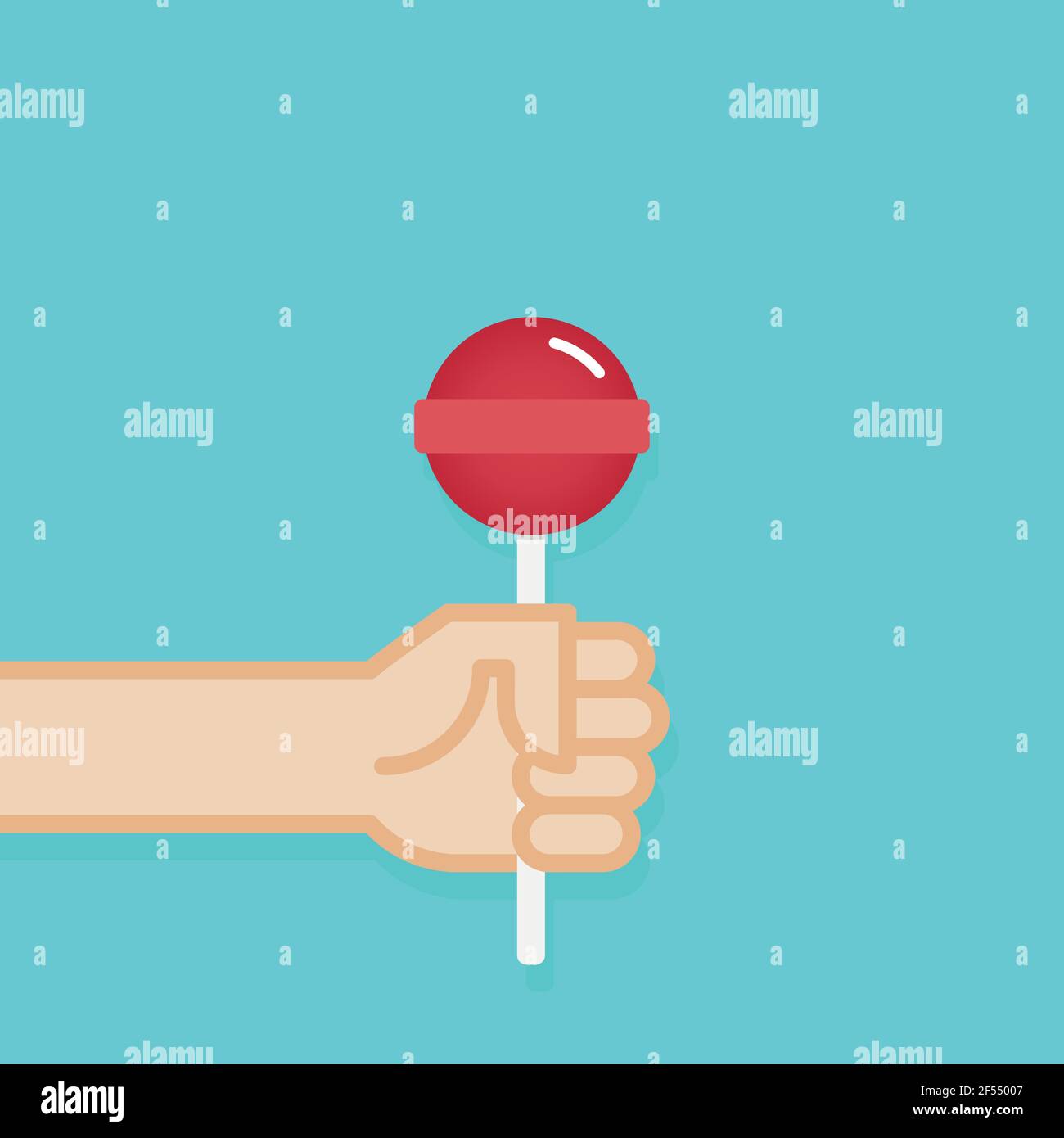 Lollipop candy vector illustration hi-res stock photography and images ...