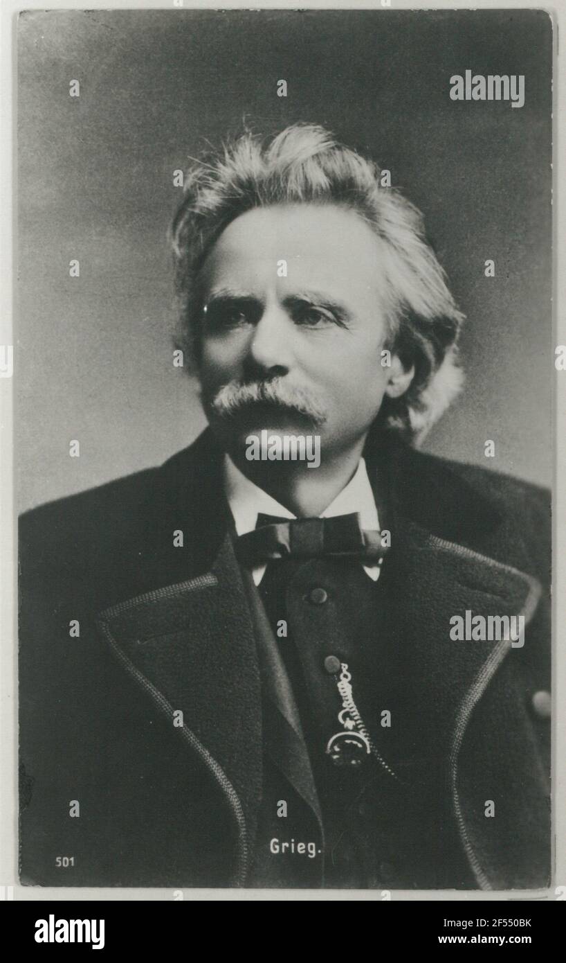 Portrait Edvard Grieg Stock Photo - Alamy
