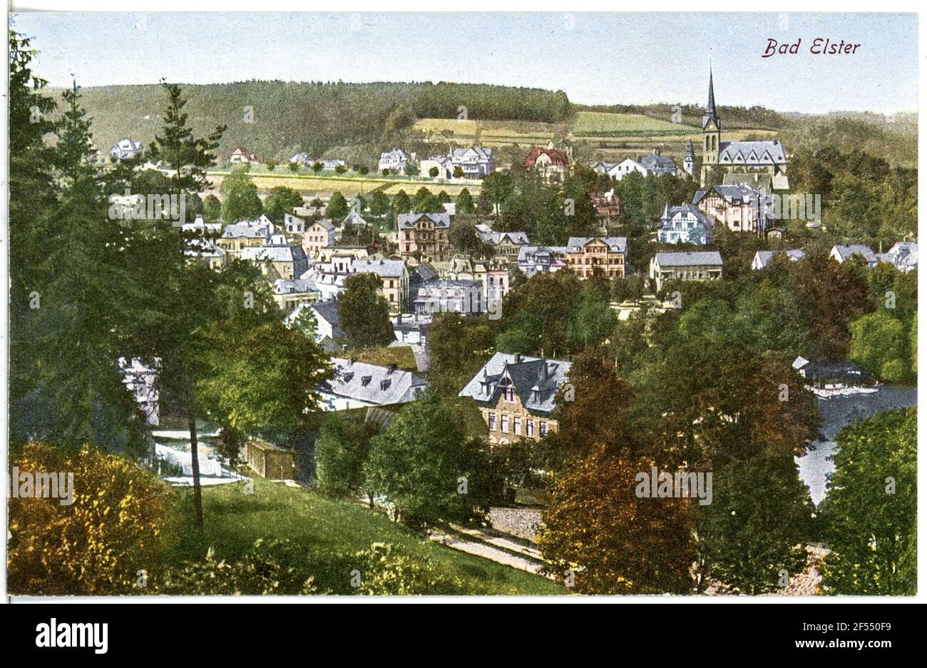 View of Bad Elster View of Bad Elster Stock Photo - Alamy