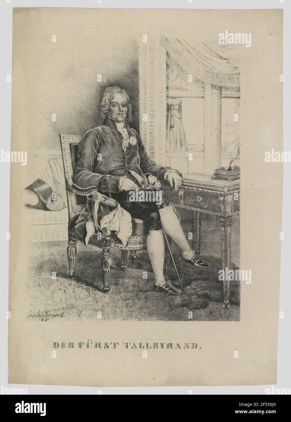 Portrait of Talleyrand Stock Photo - Alamy