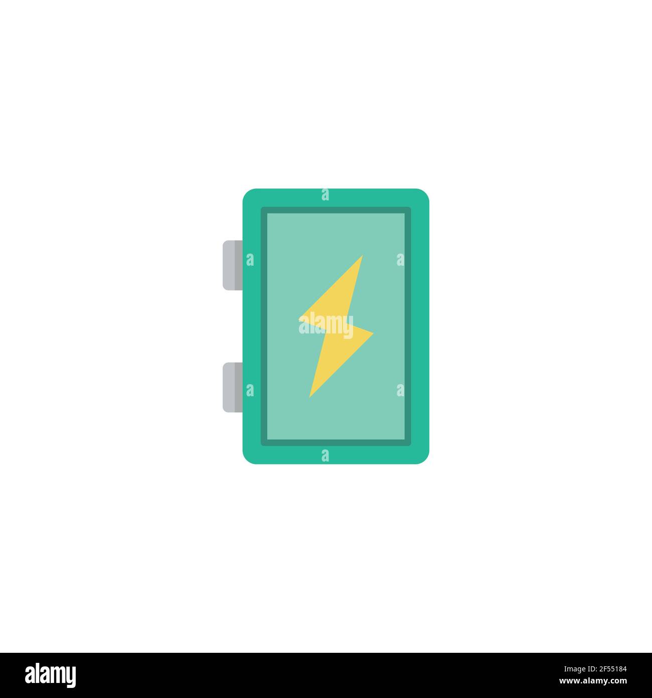 Electrical cabinet icon isolated on white background. Set icons ...