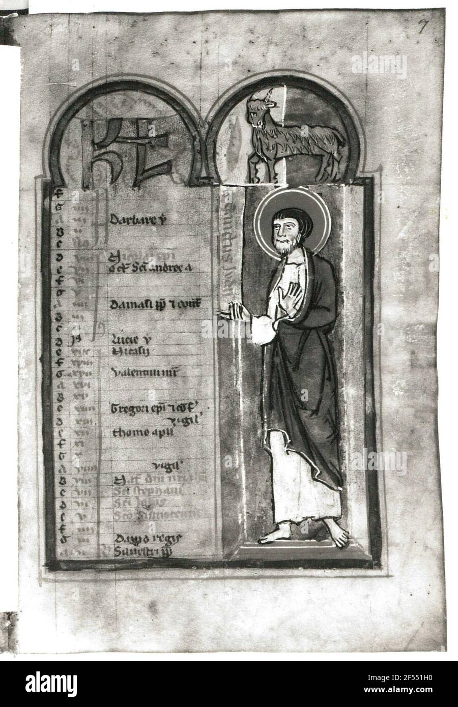 Holy Judas with the zodiac picture Capricorn Stock Photo - Alamy