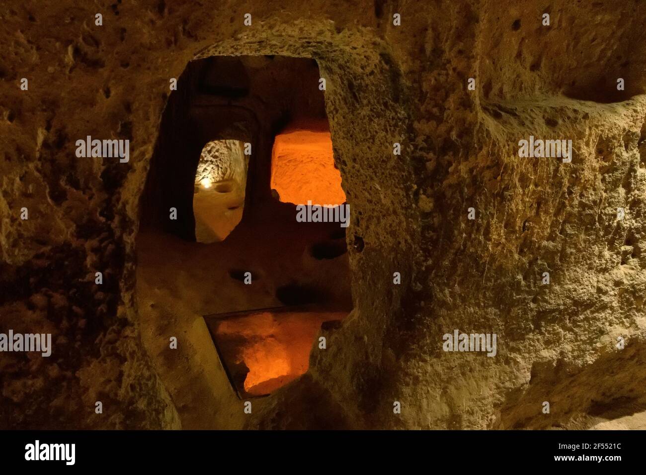 Kaymakli Underground City is contained within the citadel of Kaymakli ...