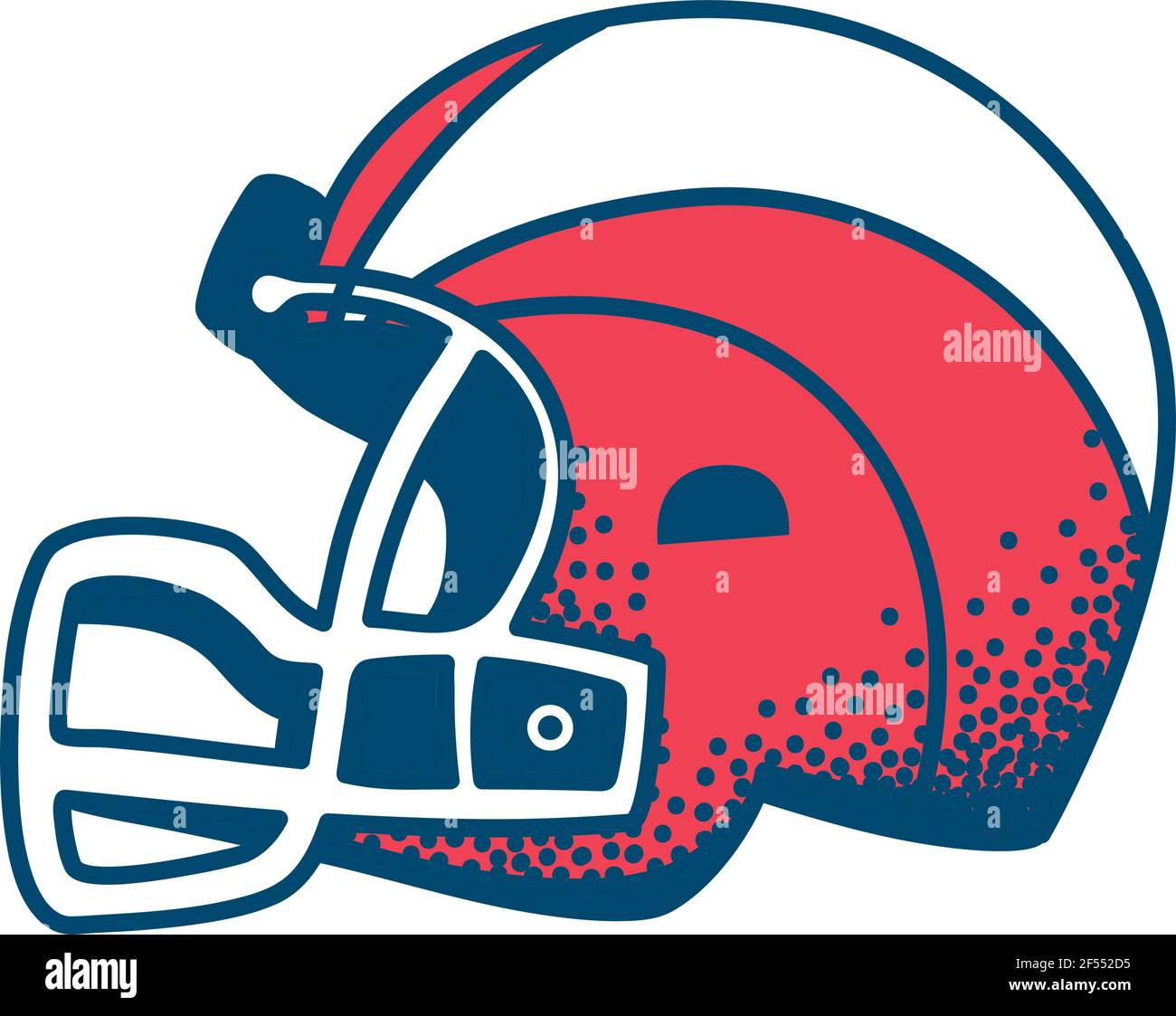 American football safety helmet Stock Vector Images - Alamy
