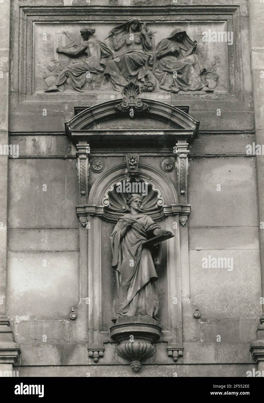 Relief and statue Stock Photo - Alamy