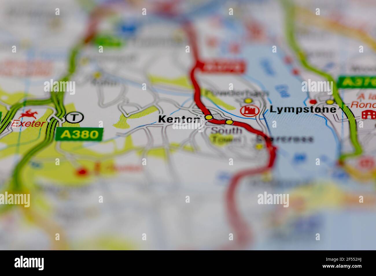 Kenton Shown on a Geography map or road map Stock Photo - Alamy
