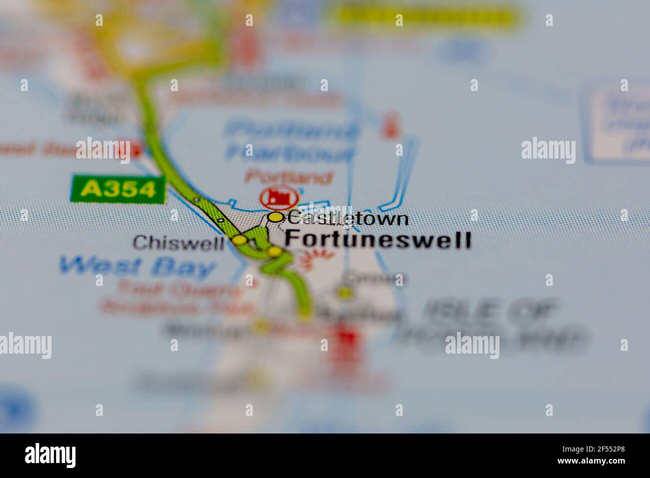 Castletown Shown on a Geography map or road map Stock Photo - Alamy