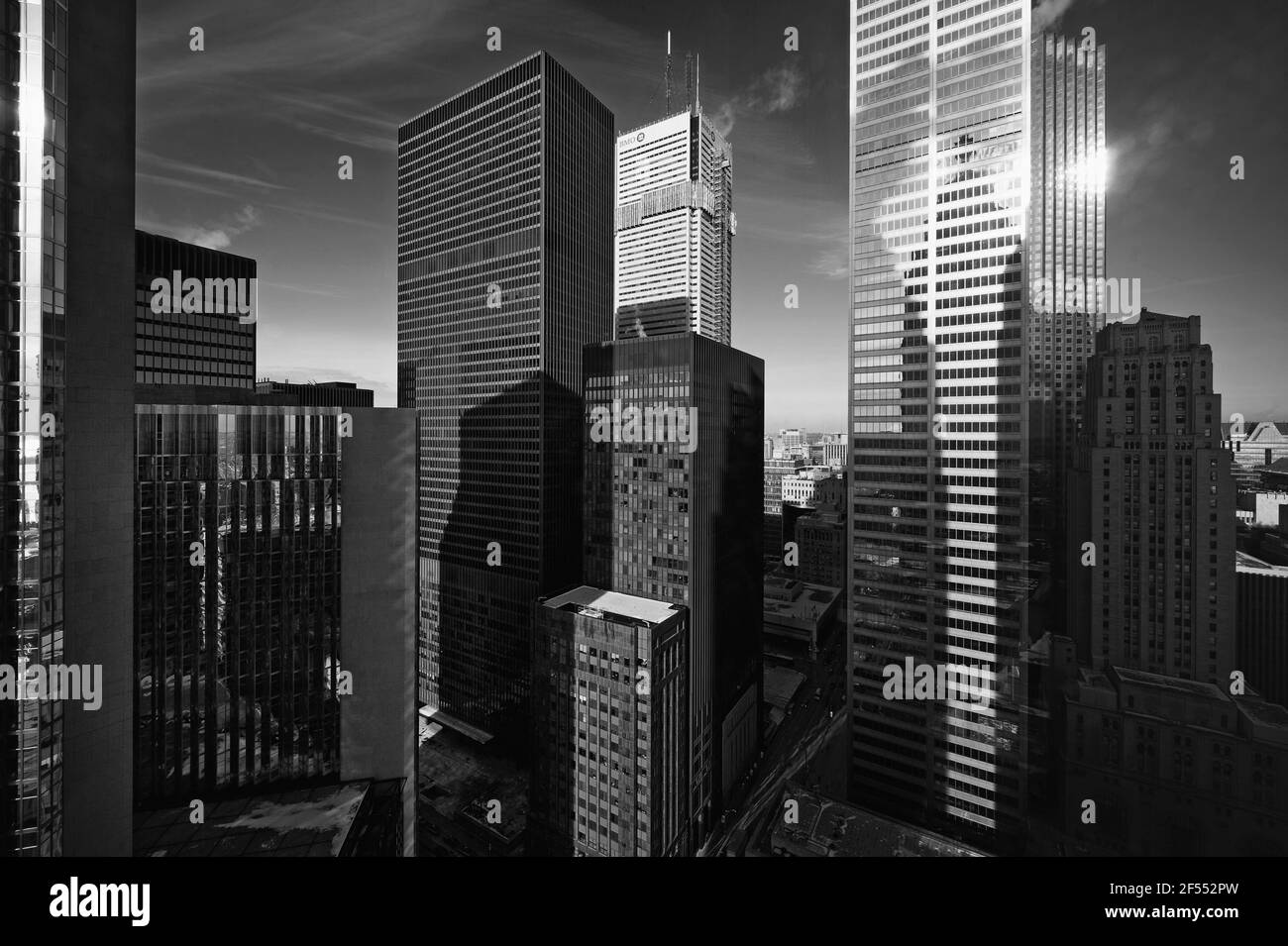 Toronto canada view td Black and White Stock Photos & Images - Alamy