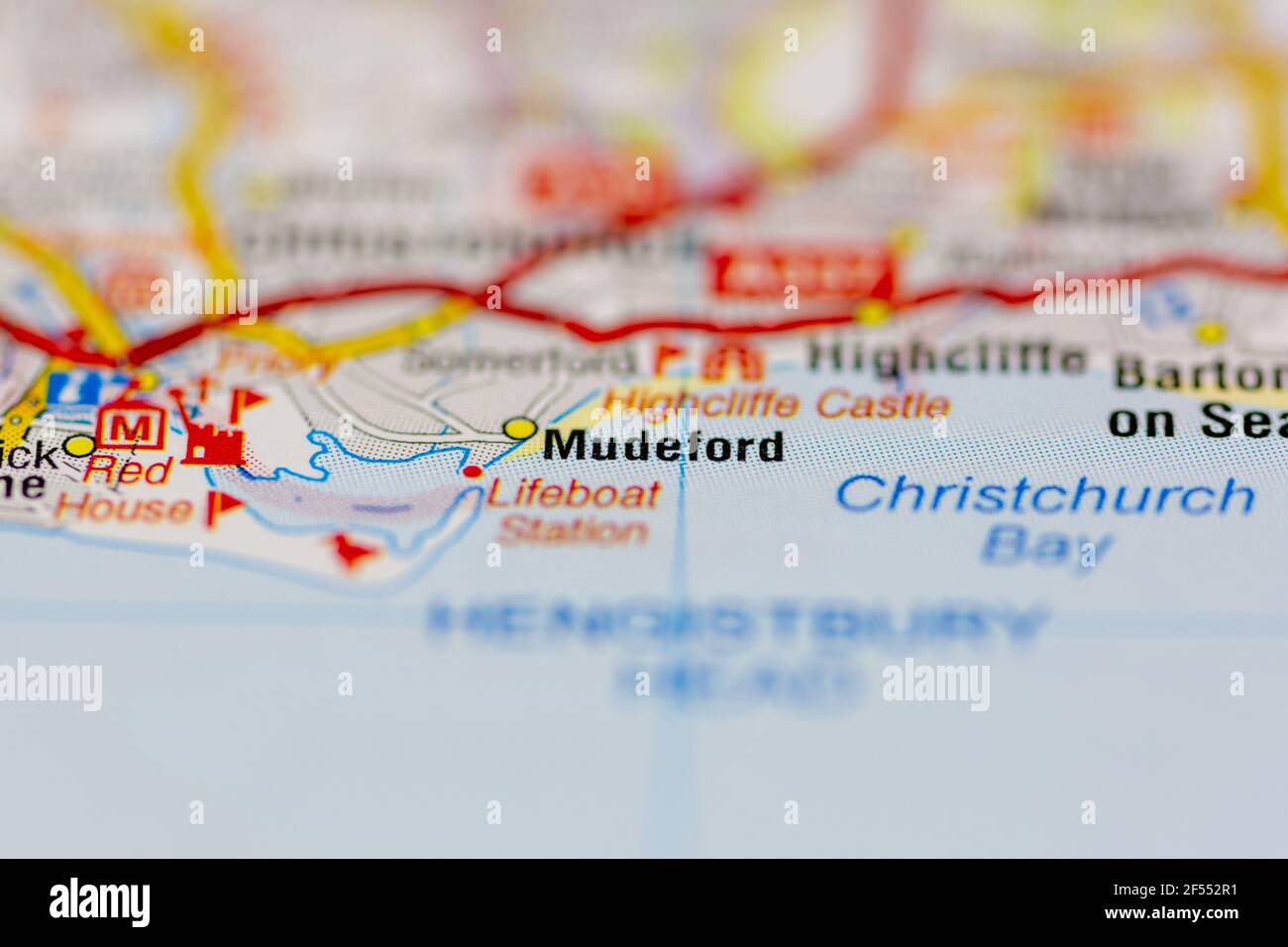 Map of mudeford hi-res stock photography and images - Alamy